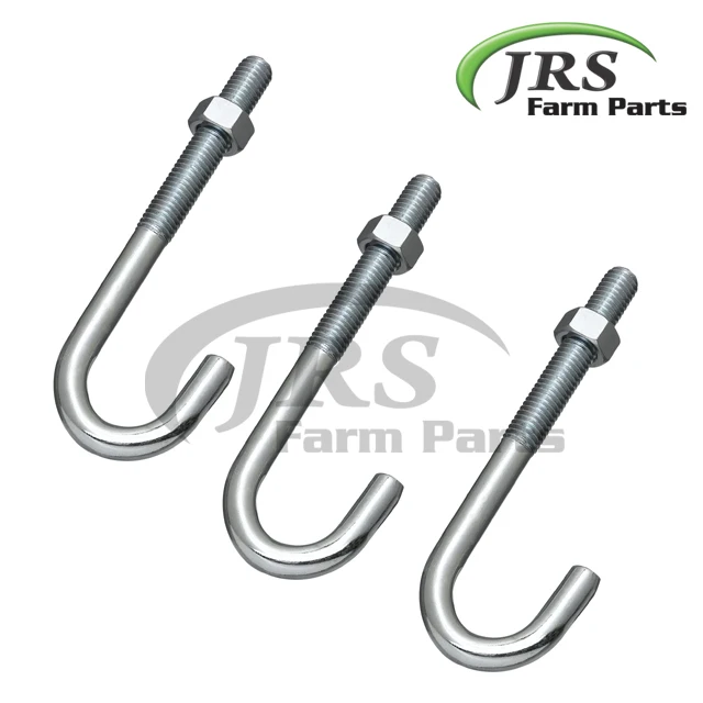 Heavy Duty J-Shaped Bolt for Farming - Efficient & Versatile