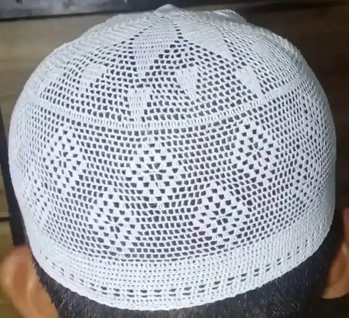 High Quality Hand-knitted Kufi Hat For Men Muslim Prayer Tupi Haji ...