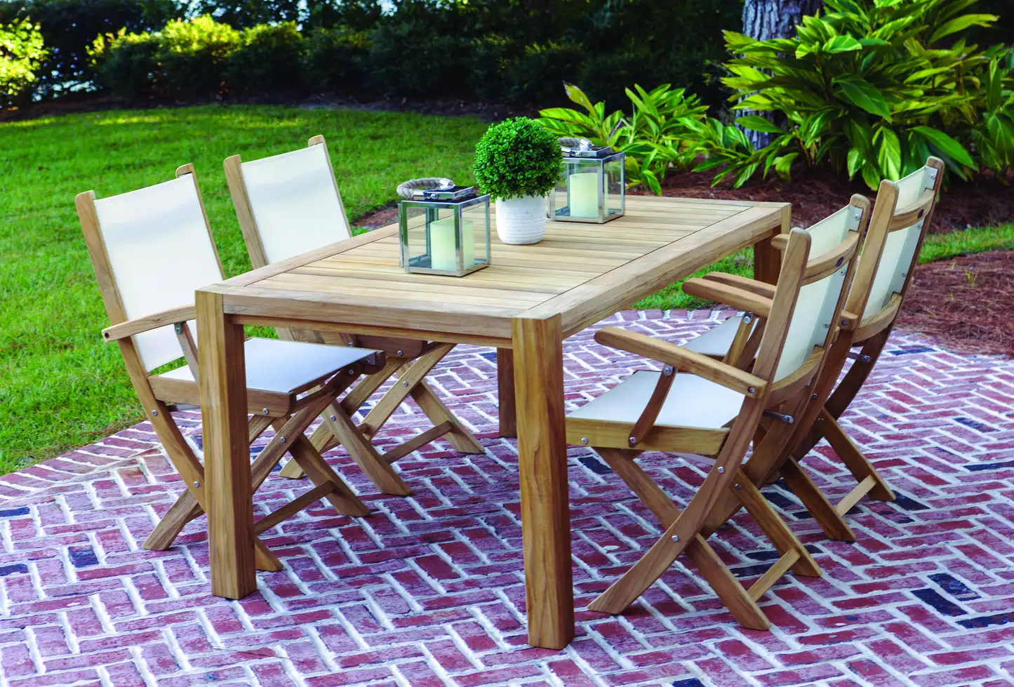 Royal Luxury Solid Wood Teak Toraja Folding Chairs for Events Arm Chair Outdoor Garden Patio ...