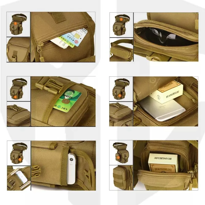 Tactical Thigh Drop Leg Beg Water Proof Outdoor \ Light Weight Medical ...