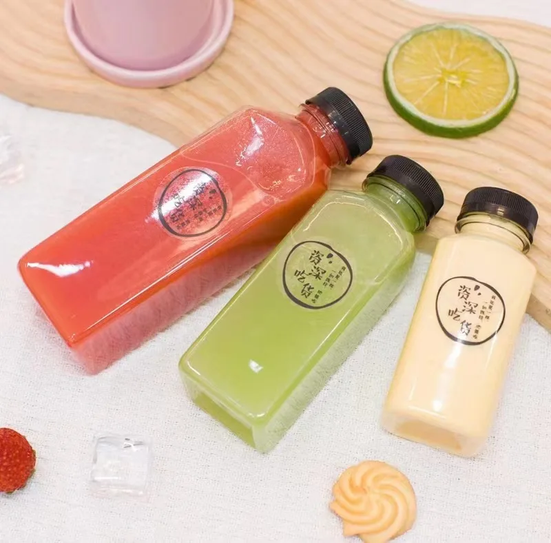 8 12 16Oz 350ml Disposable Drink BPA Free Clear Juice Plastic Empty PET ...