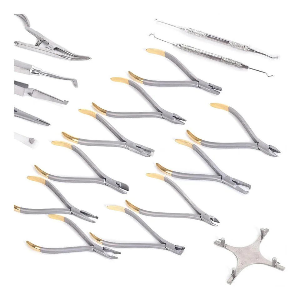Best Selling 18 Pcs Basic Orthodontics Dental Instruments Orthodontic ...