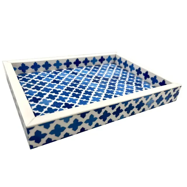 Natural Bone Inlay Serving Tray Premium Quality And Good Color ...