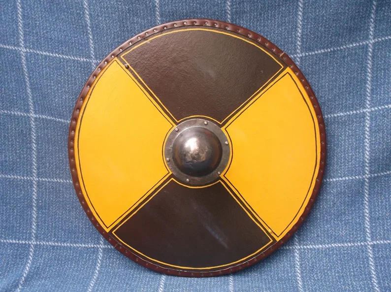 Basic Round Shield Viking Shield Re Enactment Combat Ready Simple ...