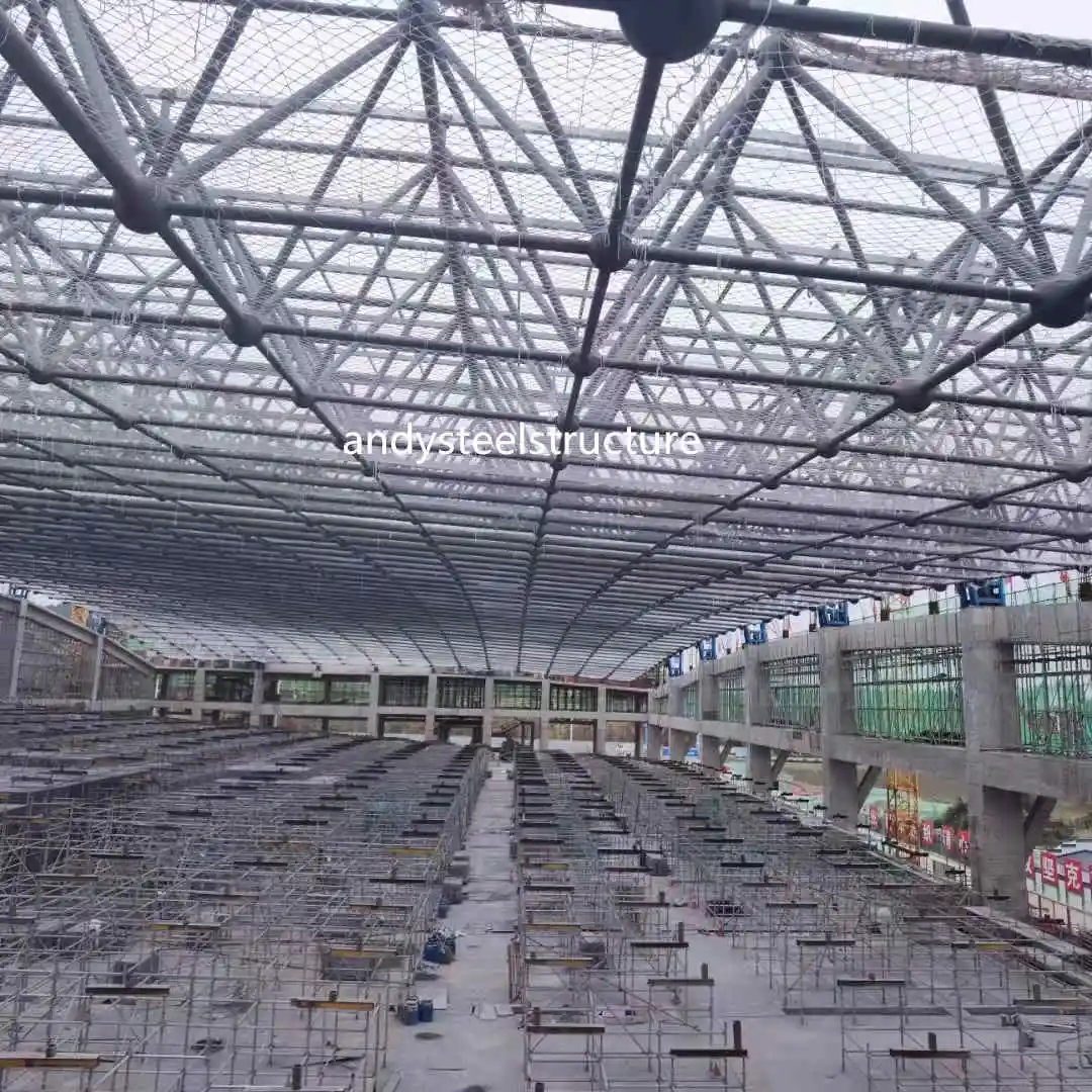 Welded Steel Structure Space Frame Node Ball Connection Roofing - Buy ...