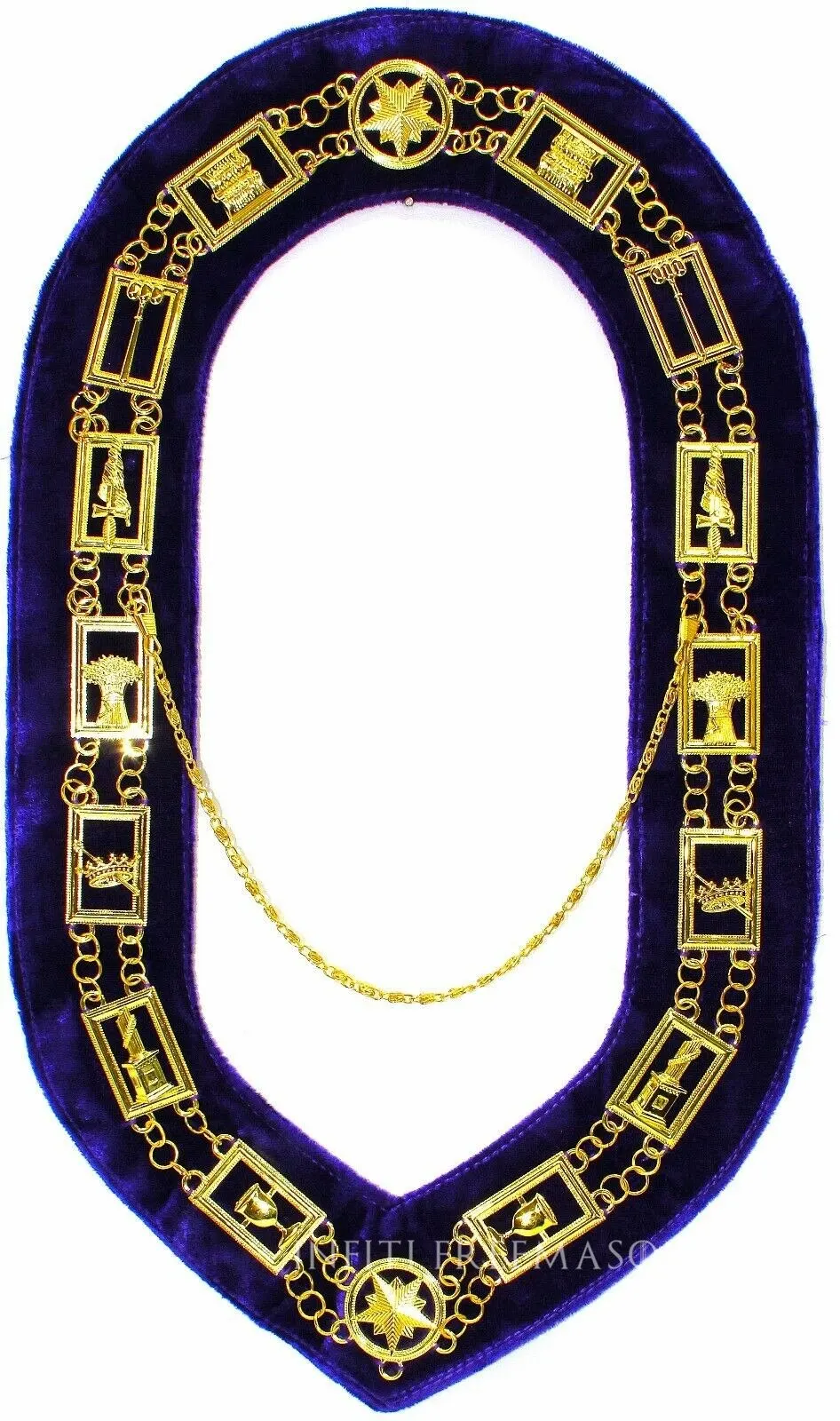 Custom Masonic Regalia Oes Eastern Star Collars High Quality Masonic ...