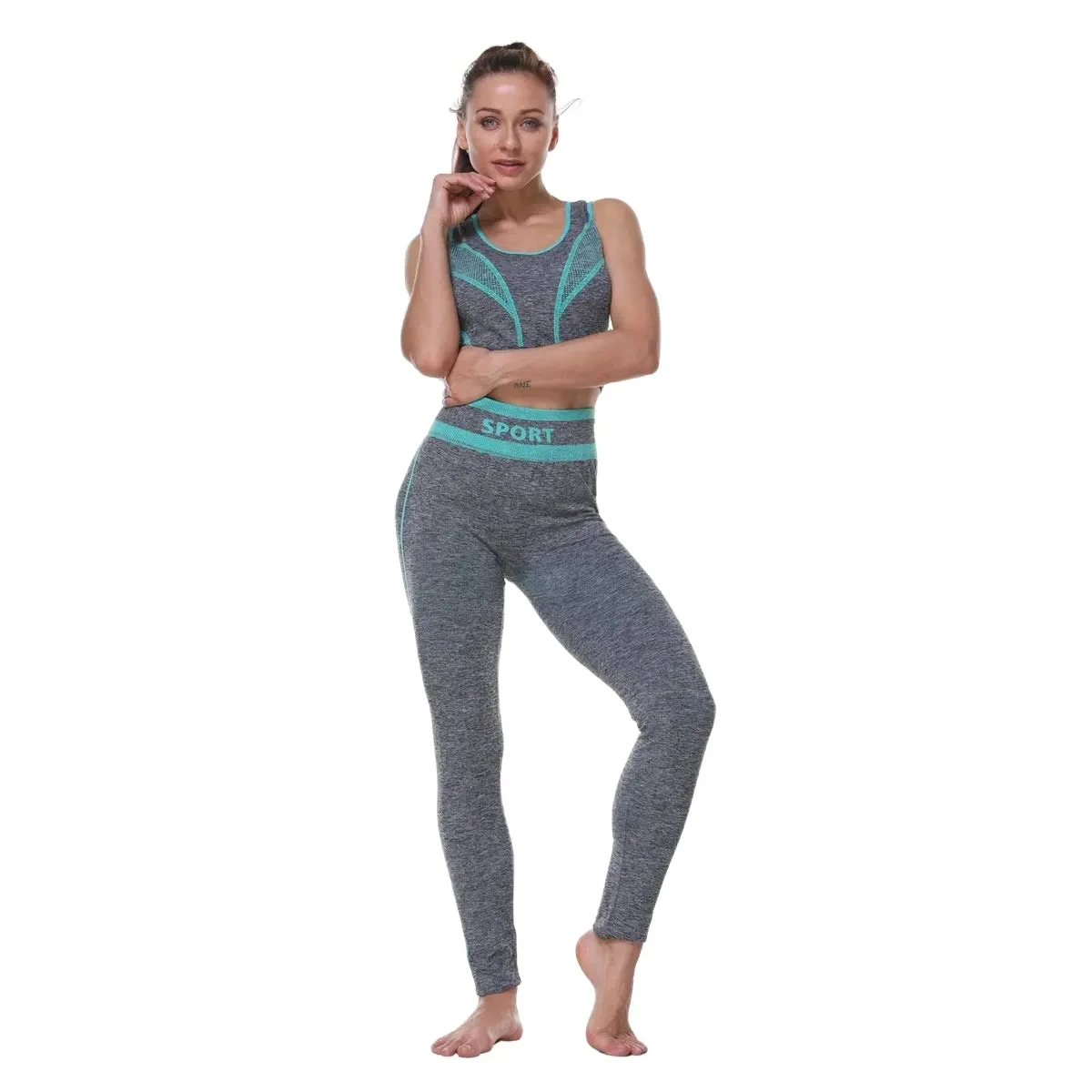 Gym Wears Fitness Wears 2024 Top Design Workout Suit Sports Bra