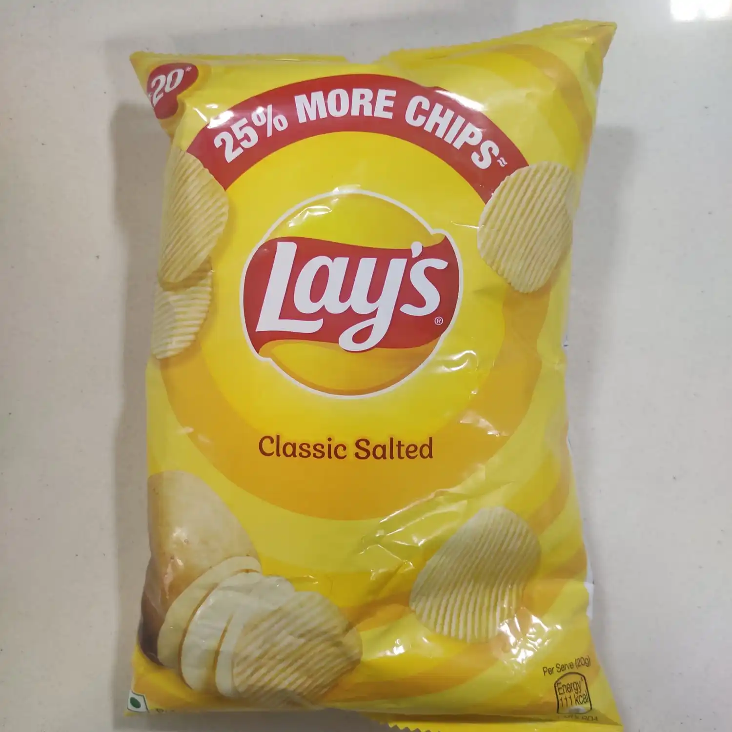 La Ys Classic Salted Potato Chips 90g Pouch Crunchy Snacks In Variety ...