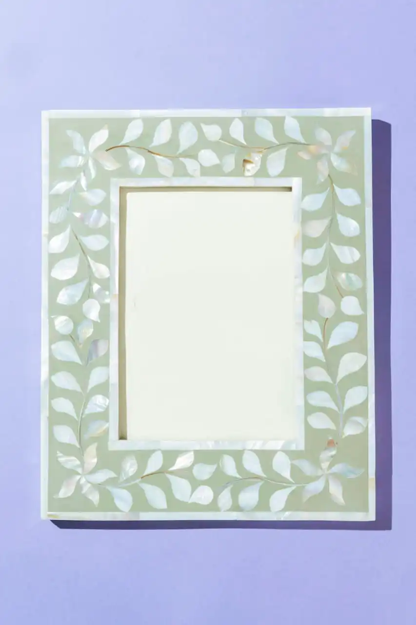 Bone Inlay Resin Inlay Photo Frame Top Design Wall Decoration Mother Of ...