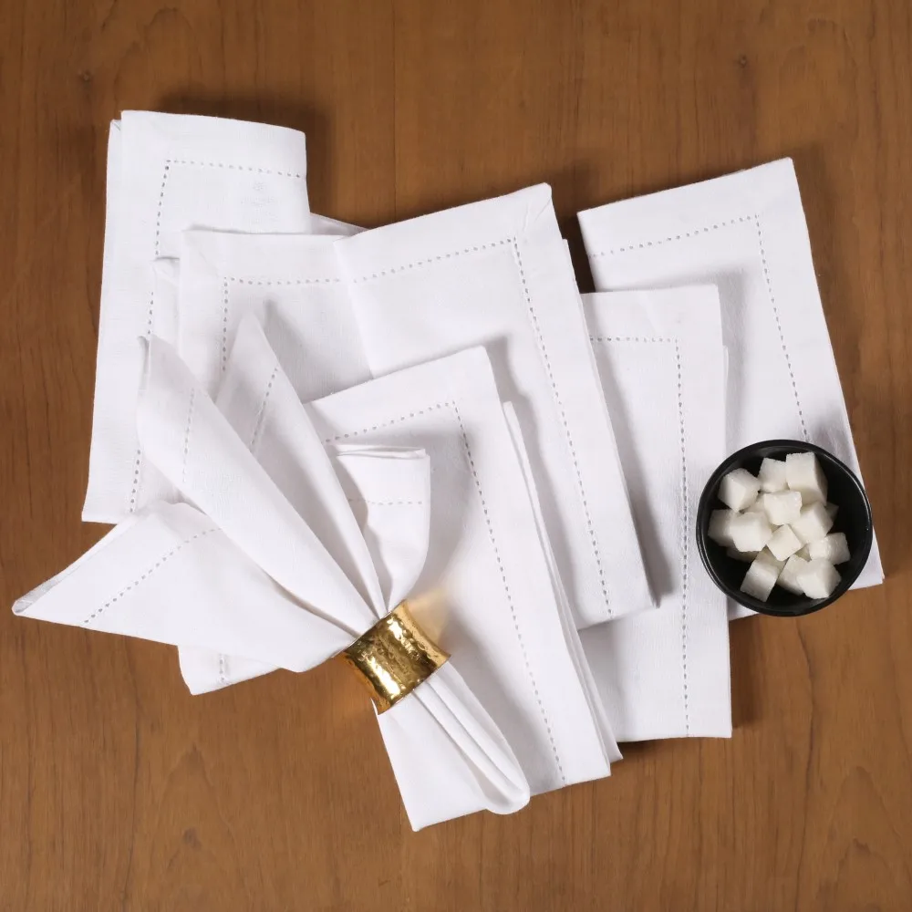 Best Deal 2023 Hem Stitch Napkin With Solid Colored & Custom Size ...