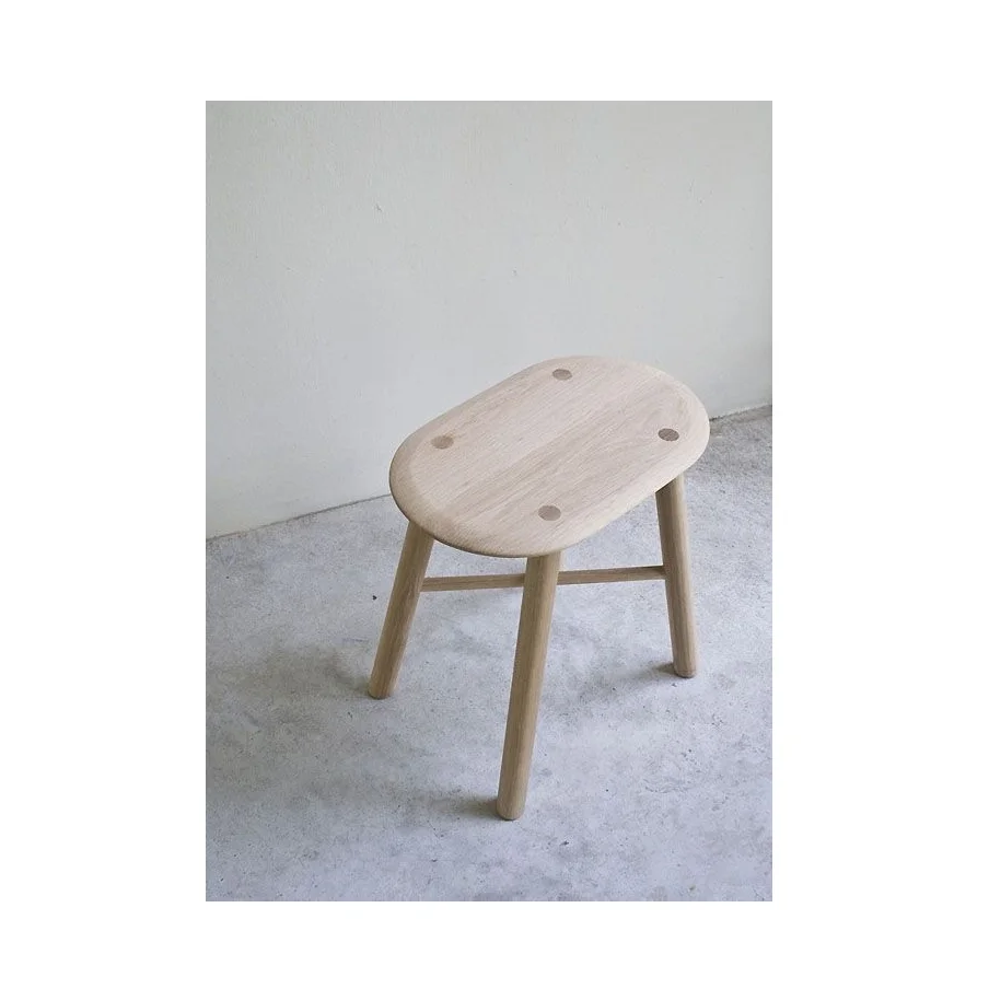 Basic Design Top Look Wood Home Sturdy Stool Solid High Stool Living ...