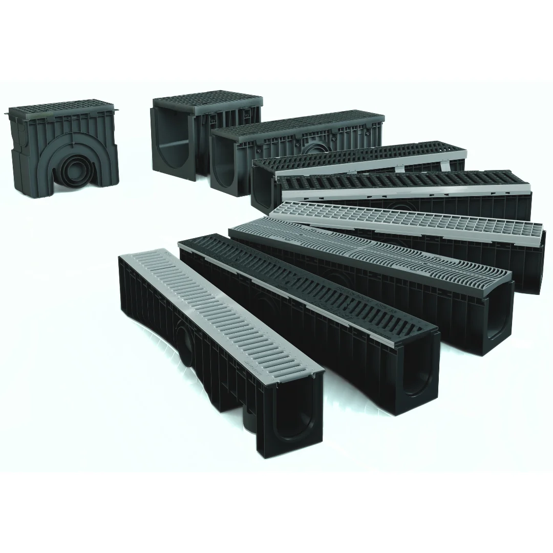 PROMAX 150 HDPE Modern Italian Design Outdoor Drainage Channel D400 6mm ...