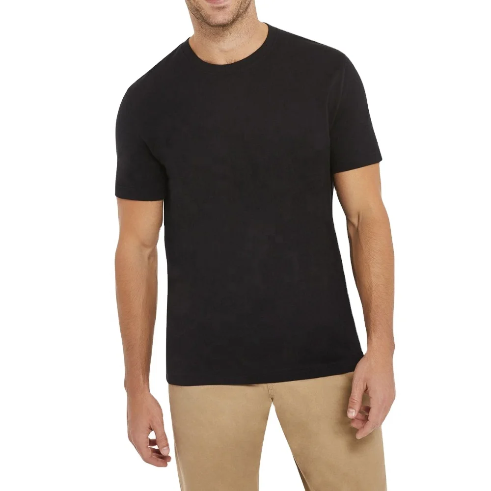95% Cotton 5% Spandex Men's T-Shirts with Custom Logos