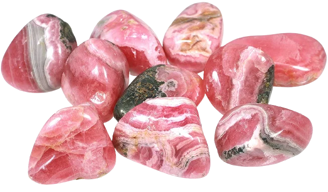 Natural Rhodochrosite Tumbled Stones For Jewelry Making Usable Stone ...