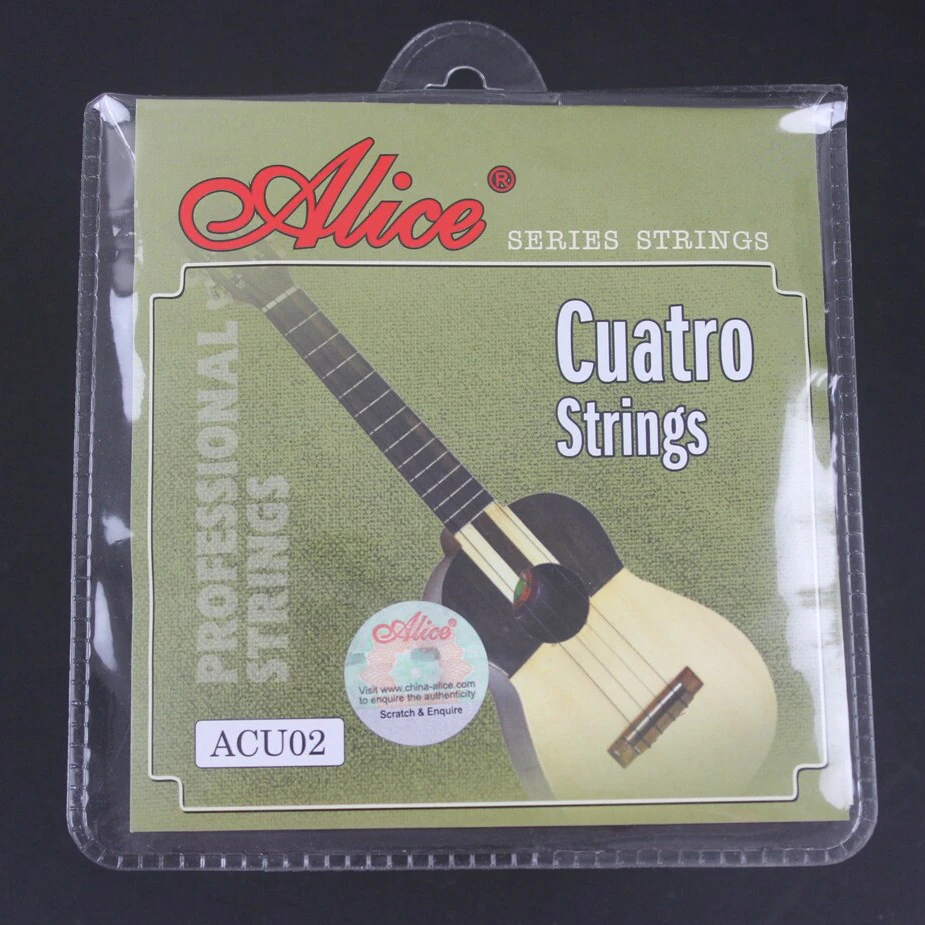 Alice ACU02 Black Nylon Cuatro Strings - Durable & Versatile
