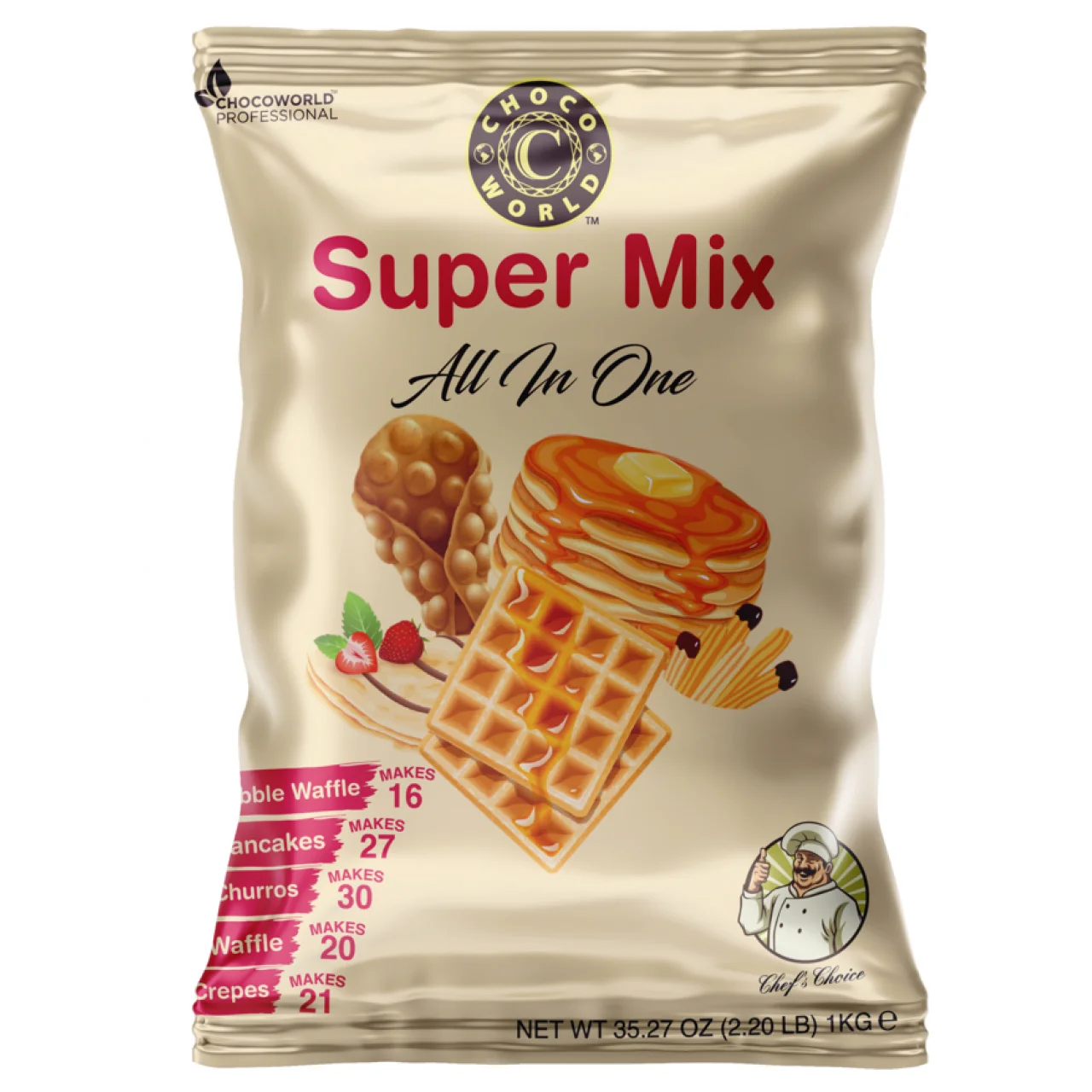 Chocoworld White Chocolate Flavored Waffle Mix Powder 1kg| Alibaba.com