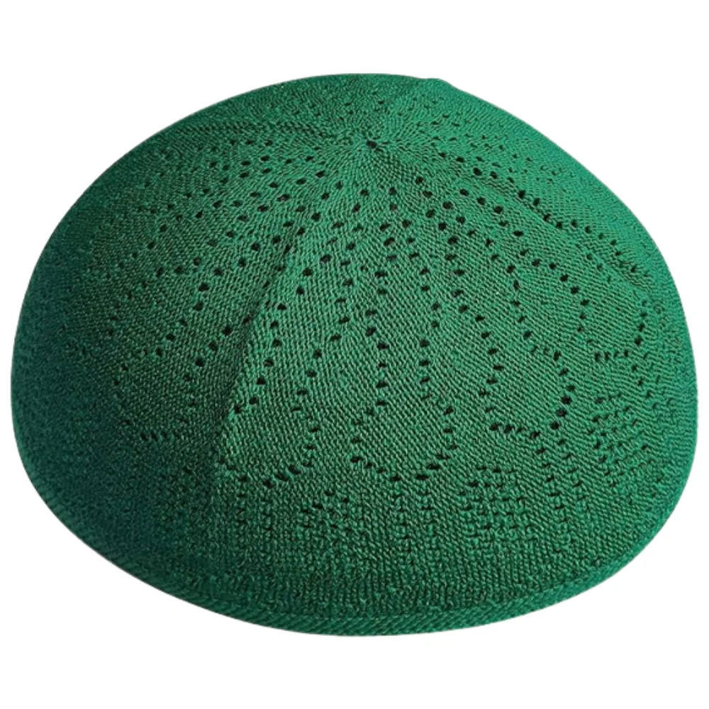 New Islamic Men Prayer Hats Koofi Muslim Topi Cap Knitting Taqiyah ...