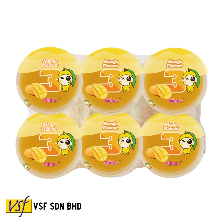 Aiiing Fruit Pudding Cups Aiiing Pudding Cups 110g X 6 Cups X 16 Pkts - Mango Flavour Pudding ...