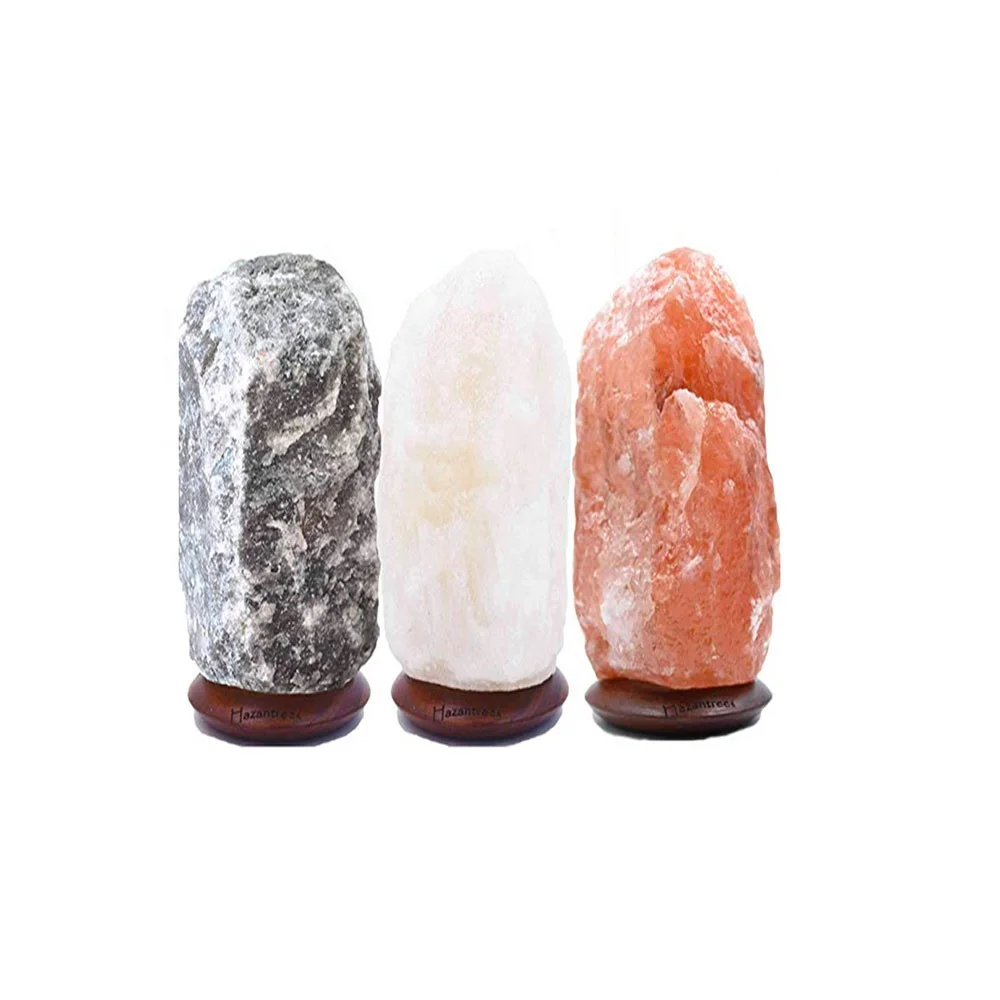 Himalayan Natural Pink Salt Lamps With Best Color Lights Carved Style ...