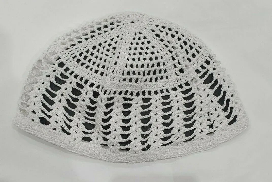 2023 OEM Muslim Prayer Topi Haji Knitted 100% Cotton Formal Kufi Hat ...