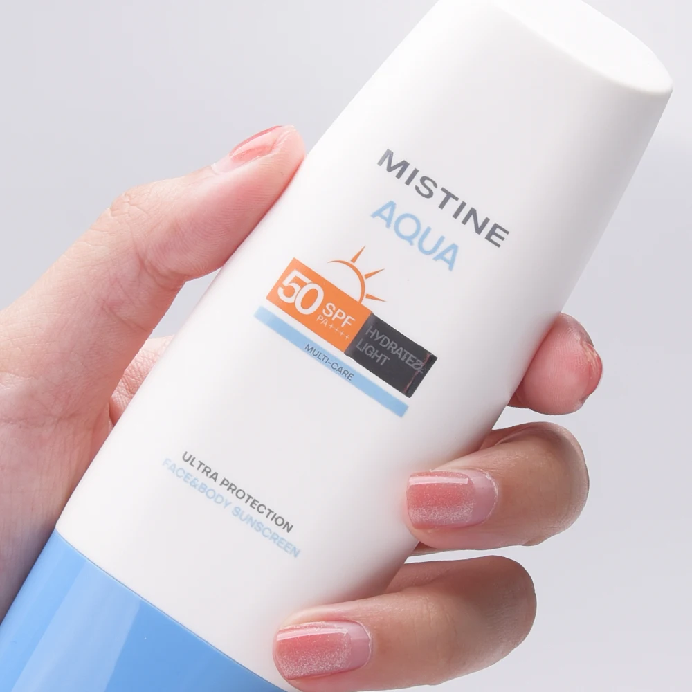 Mistine Aqua Base Ultra Protection Hydrating Face&body Sunscreen Spf50 Pa++++ 70 ...