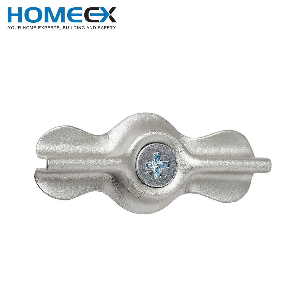 Storm Door Turn Buttons Double-Wing Flush Clips Window Screen Full Turn ...