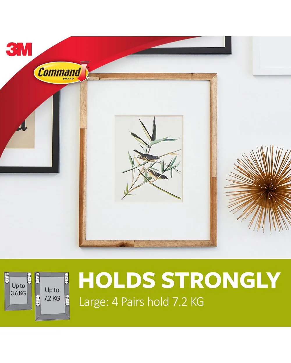 3m Command Picture Frame Hanging Strips Damage-free Hanging Removes ...