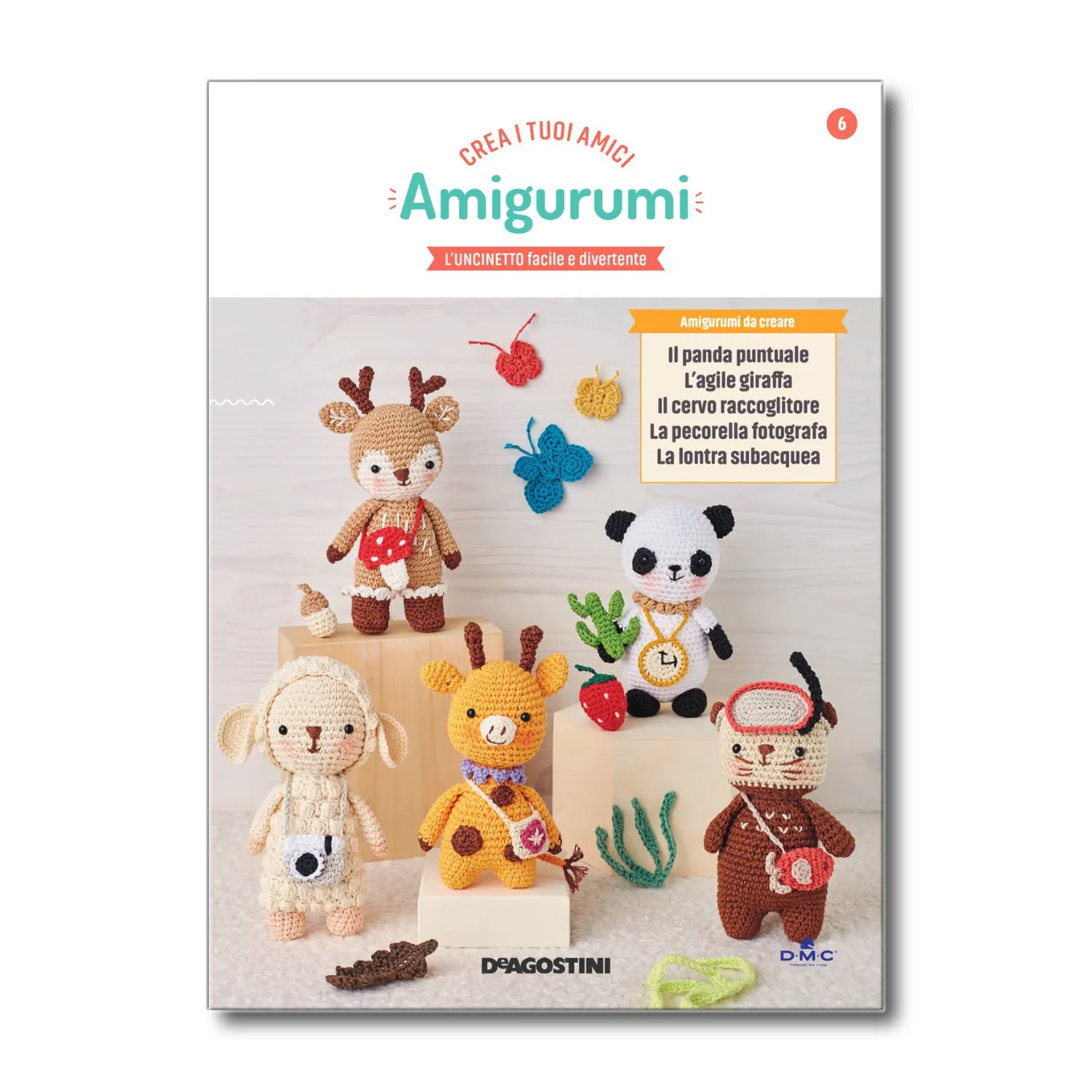 Exclusive Crochet Amigurumi Kit - Craft Your Own Panda,Giraffe,Sheep ...