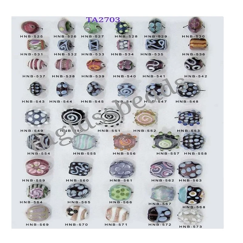 Handicraft Lampwork Glass Beads India Lampwork Handmade Glass Beads ...
