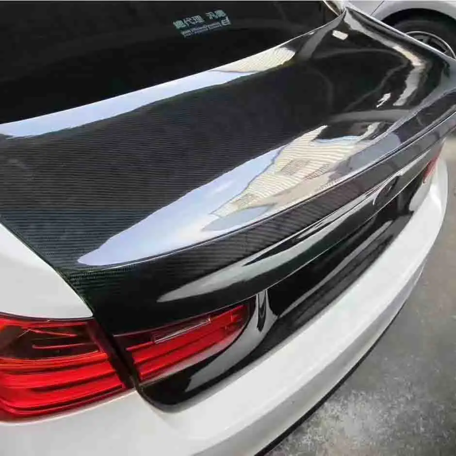 For BMW F30 3Series F80 M3 CSL Style Carbon Fiber Rear Trunk Hood Cover ...
