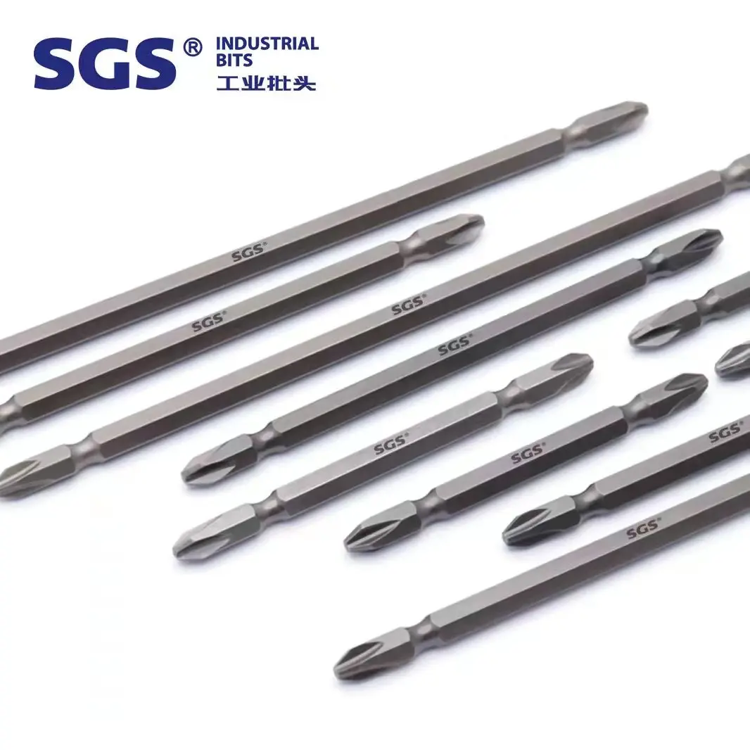 Double-ended 5mm Hex Shank Philips Screwdriver Bit by SGS-KESUO