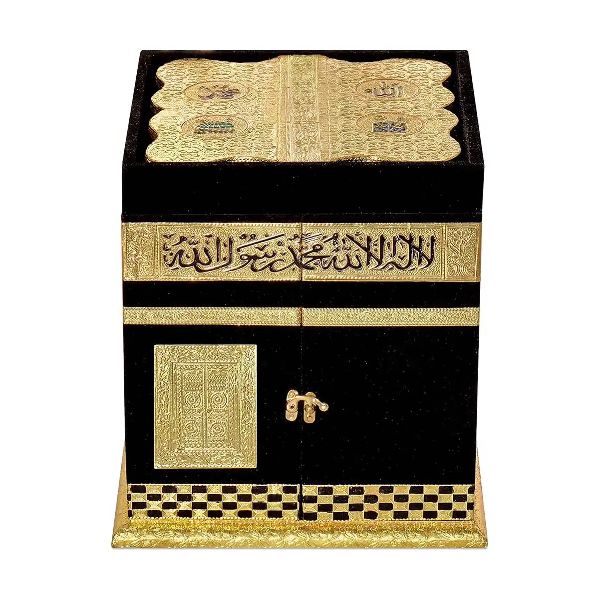 High Quality Pine Wood Craft Quran Box With Wall Sign Best Islamic Art ...