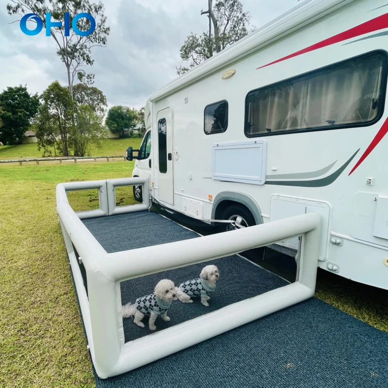 Outdoor Camping Car Side Standalone Foldable Inflatable Fence For Kid ...