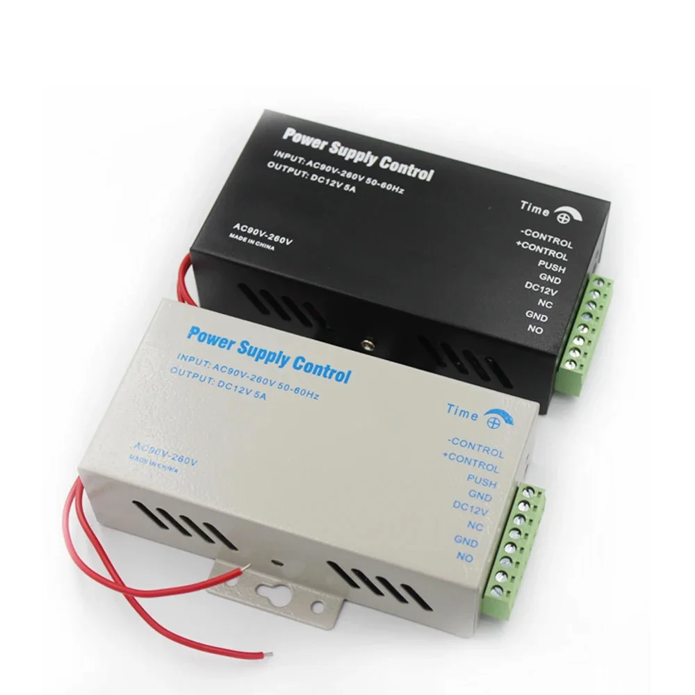 DC 12V Door Access Control System Switch Power Supply 5A / AC 110~260V ...