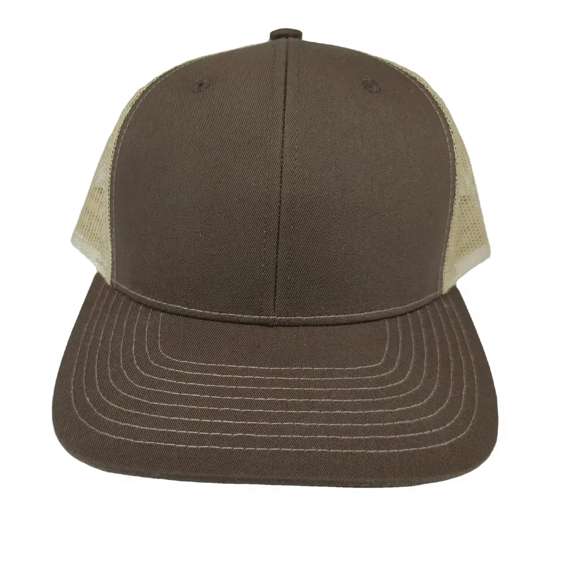 Custom Embroidered Brand Logo Trucker Hat Curved Brim Many Color Fabric ...