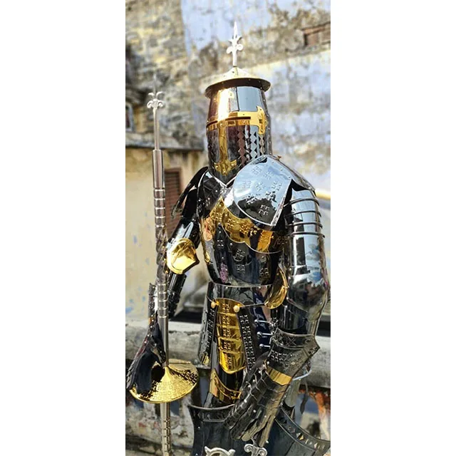 Stainless Steel Rust Free Full Body Wearable Armor Suit With Golden And ...