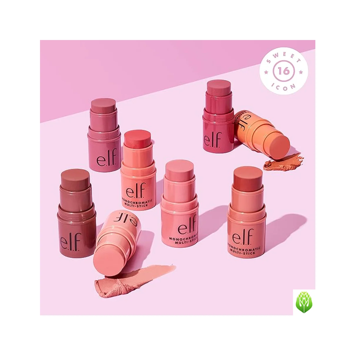 Elf E.l.f Monochromatic Multi Stick - Blusher,Eyeshadow,Lipstick Infused With Shea Butter Cream ...