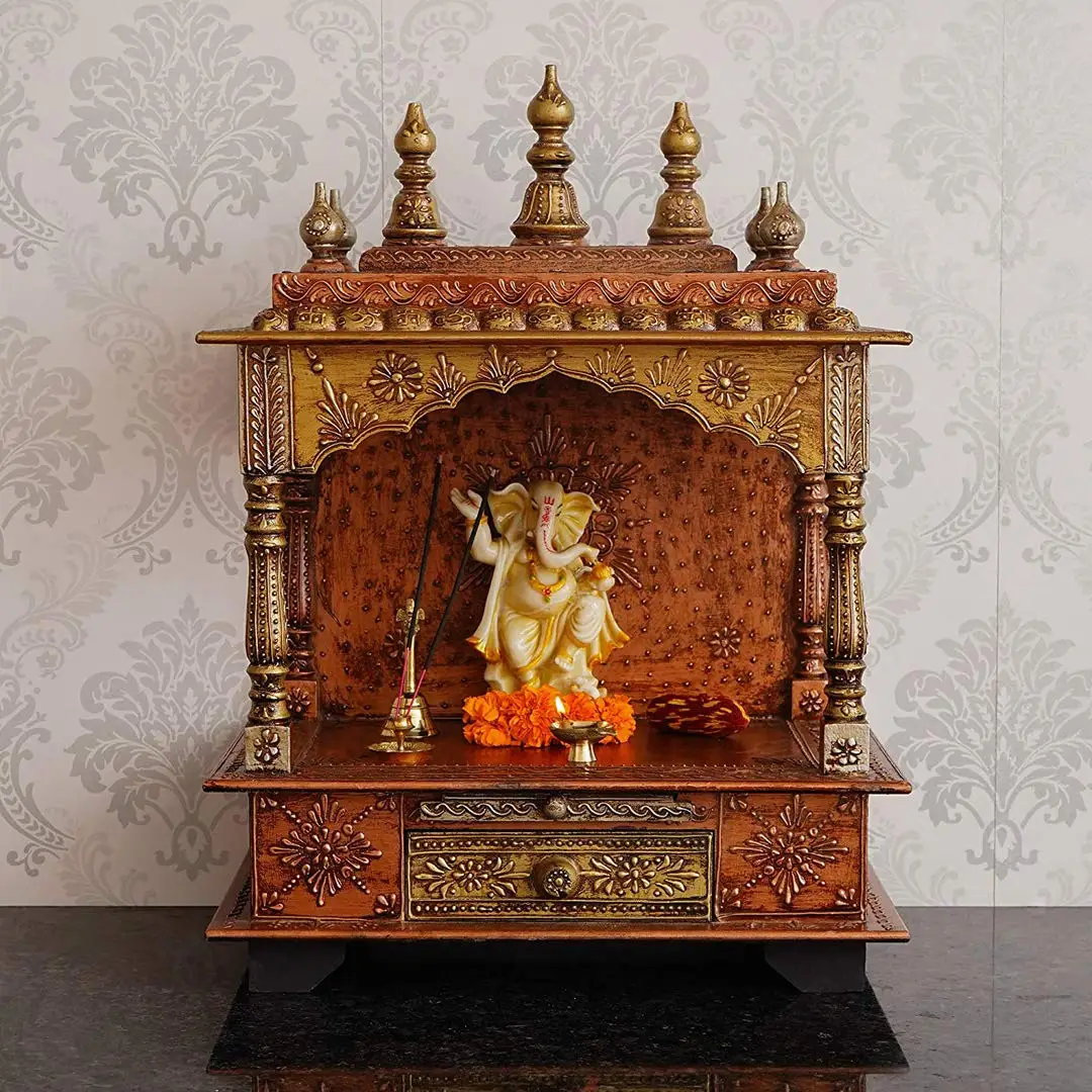 Wooden Temple Stand For Home/temple For Home/temple For Home And Office ...