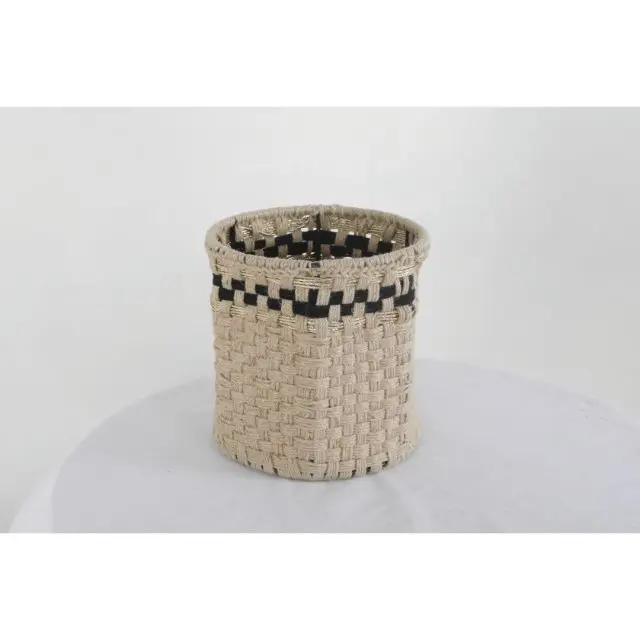 Jute Basket Natural Handcrafted Round Shape Baskets Without Handles For ...