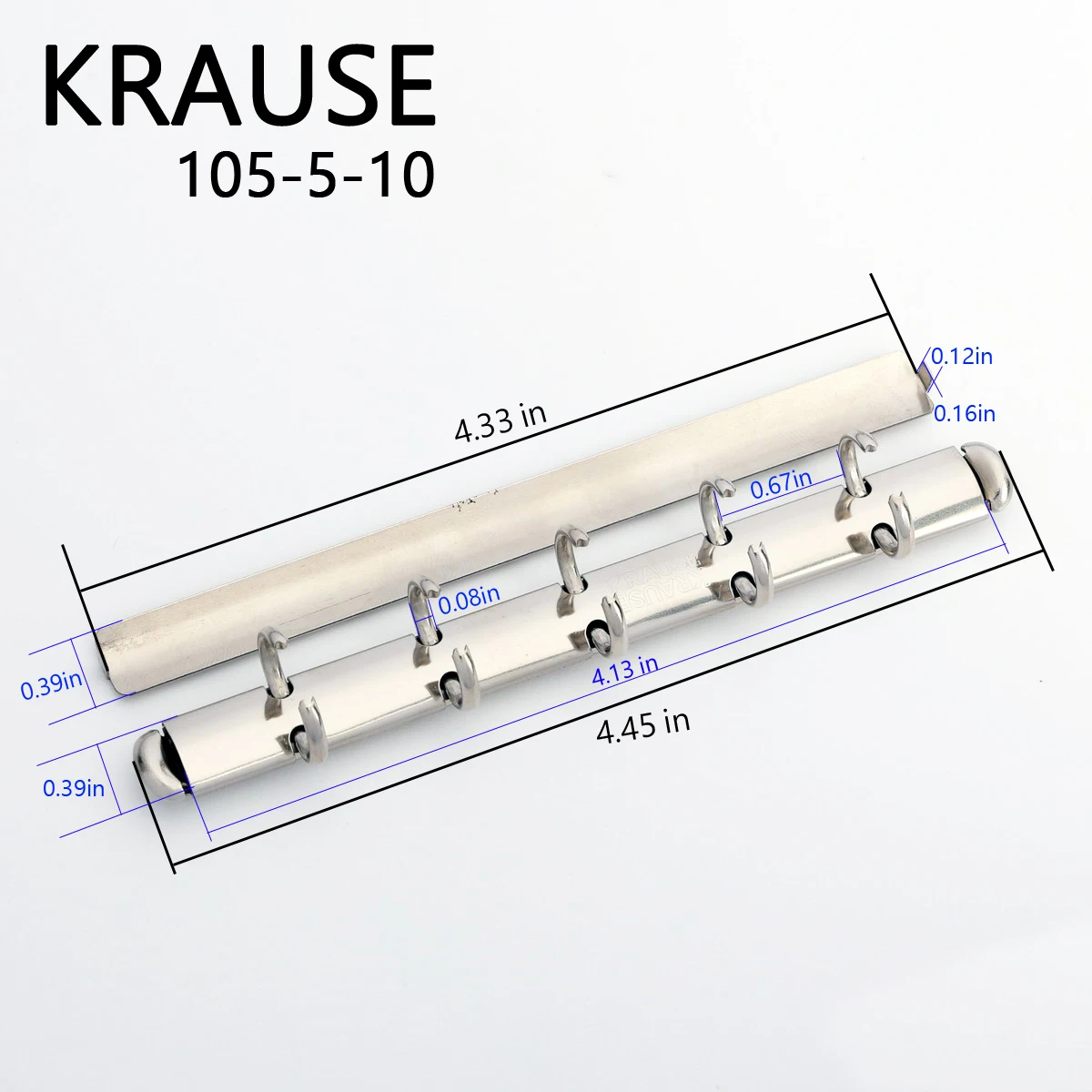 KRAUSE Germany 5 Ring Binder with 11mm Inner Diameter for M5 Notebooks ...