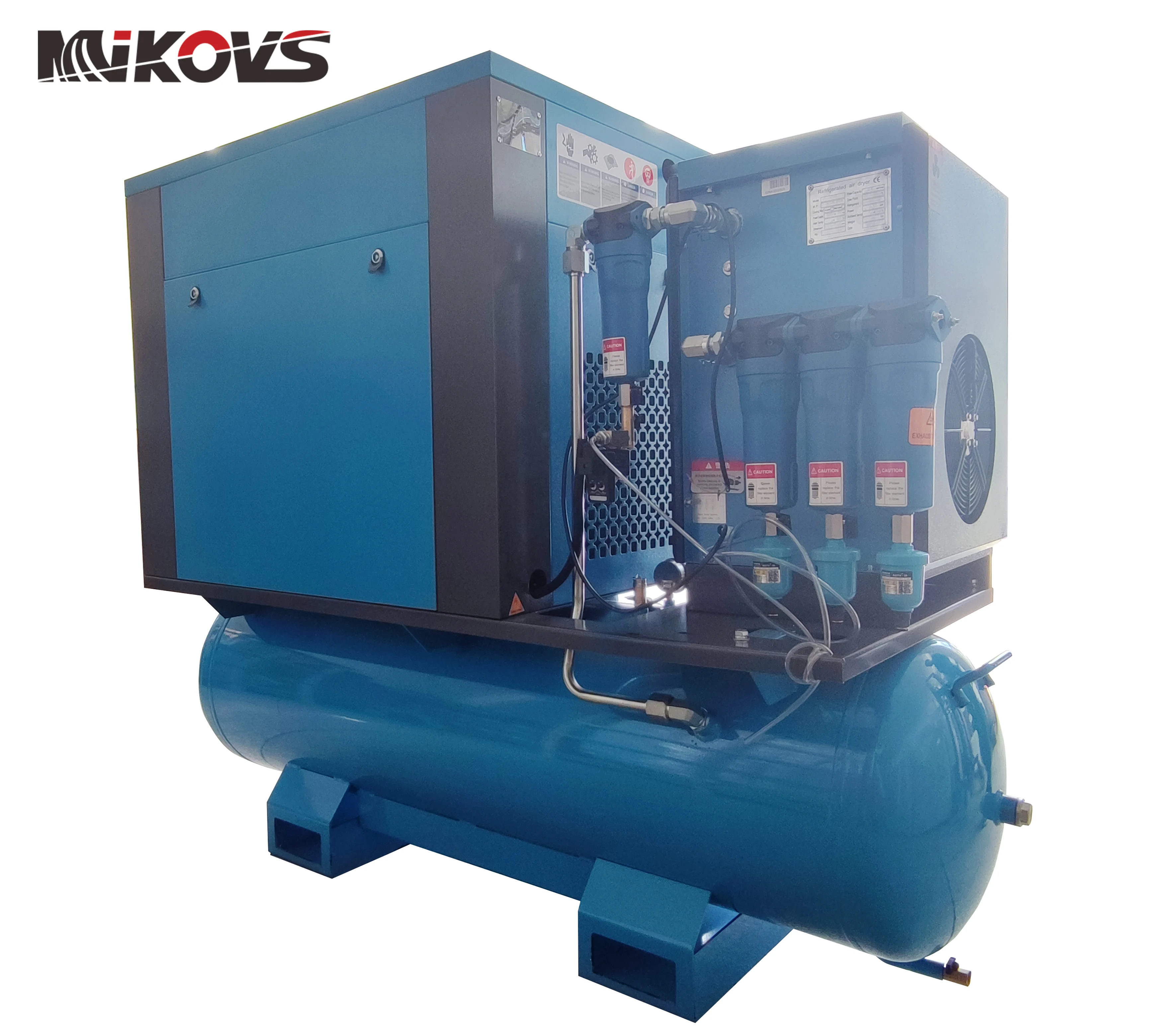 7.5kw 11kw 15kw 18.5 Energy Saving Air Compressor 4-in-1 All In One ...