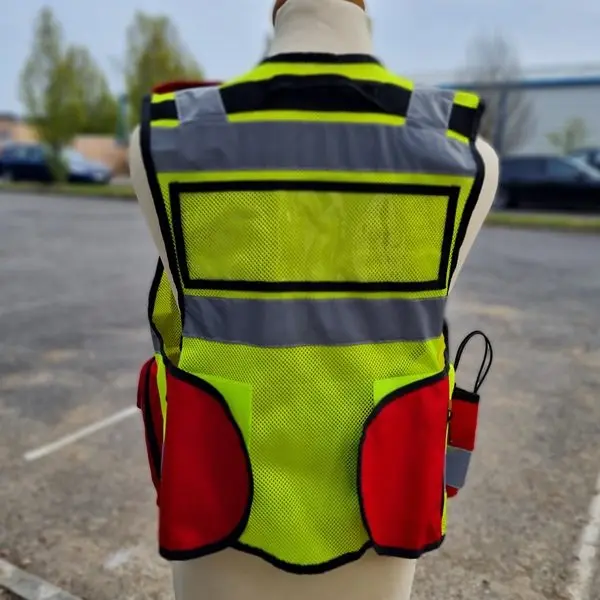 Security Reflective Vest - High Visibility Safety Gear