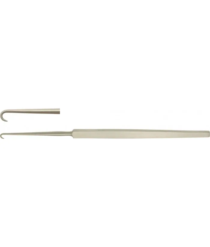 Stainless Steel Surgical Sharp Single Ended Skin Hook