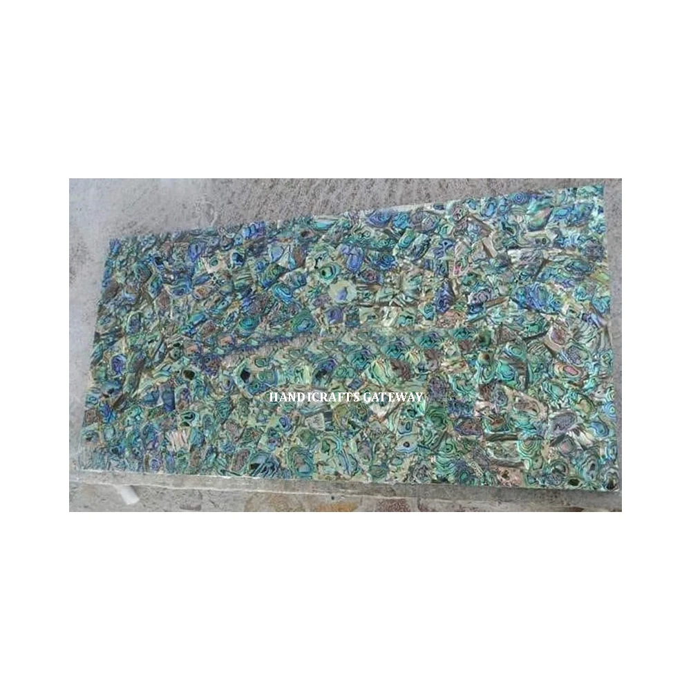 Most Beautiful Handmade Natural Abalone Slab Tiles on Fine Finishing ...