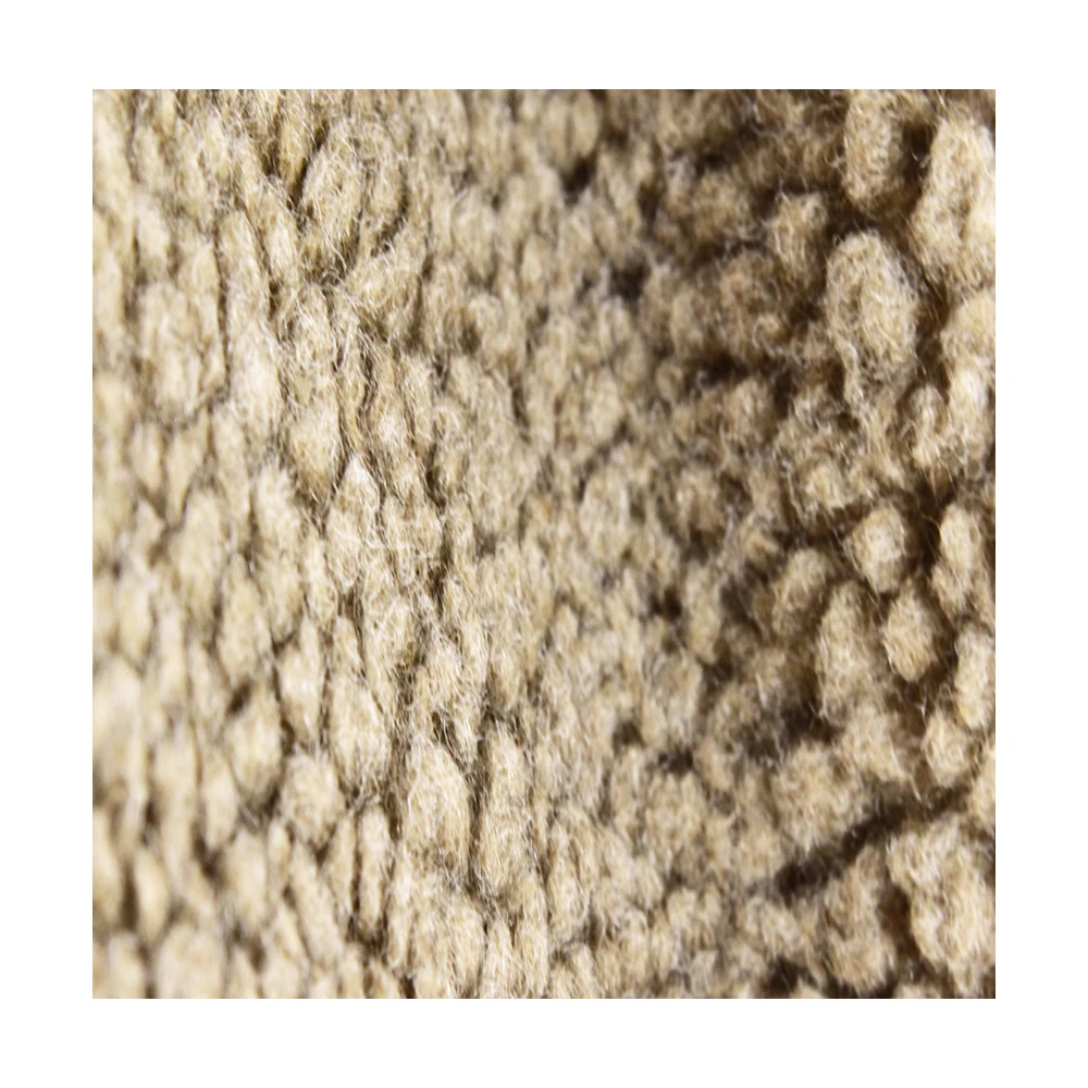 Mixed Acrylic+polyester Sherpa Sheep Pile Fabric 10mm