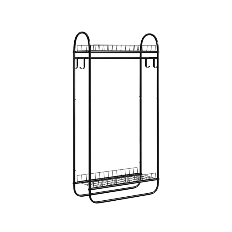 Curved Sled Style Legs Clothes Rack Hang Garments From Its Rod And Two ...