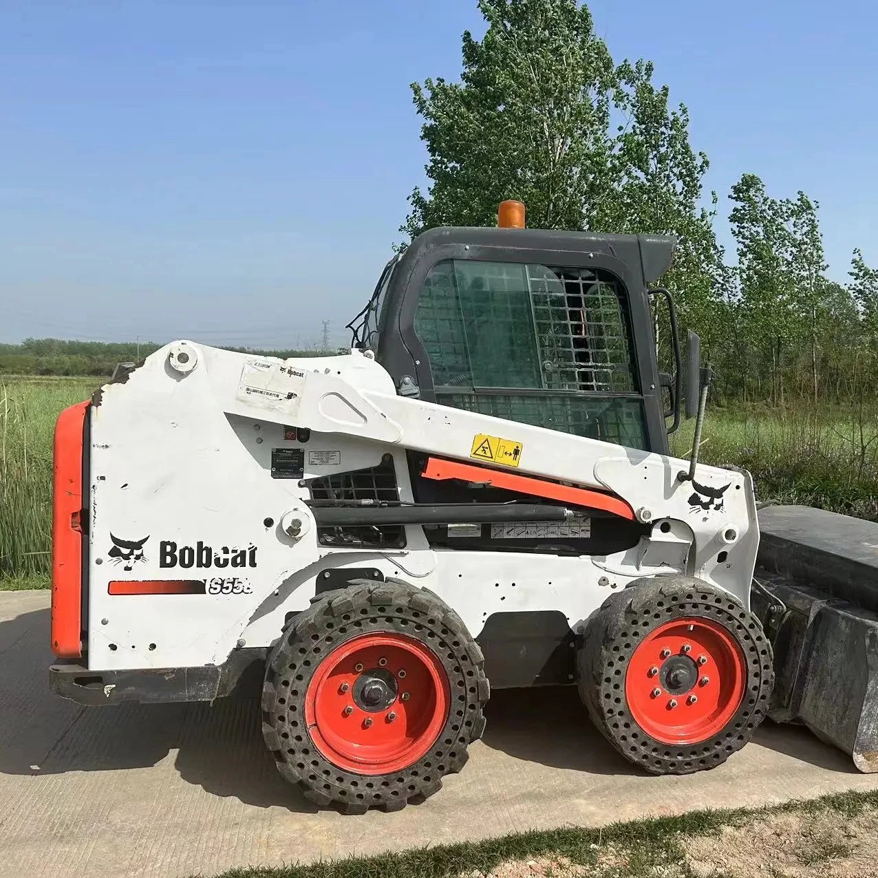 High Quality Bobcat S550 Used Hydraulic Track Machine Crawler Compact ...