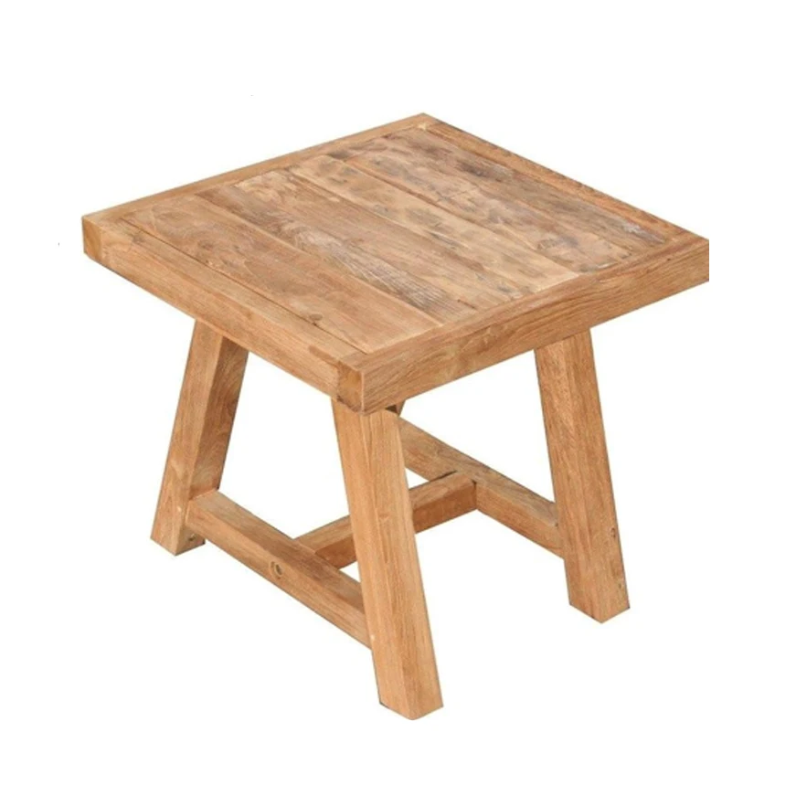 Outdoor Teak Wooden Furniture Tuscany End Table Teak Wood Garden ...