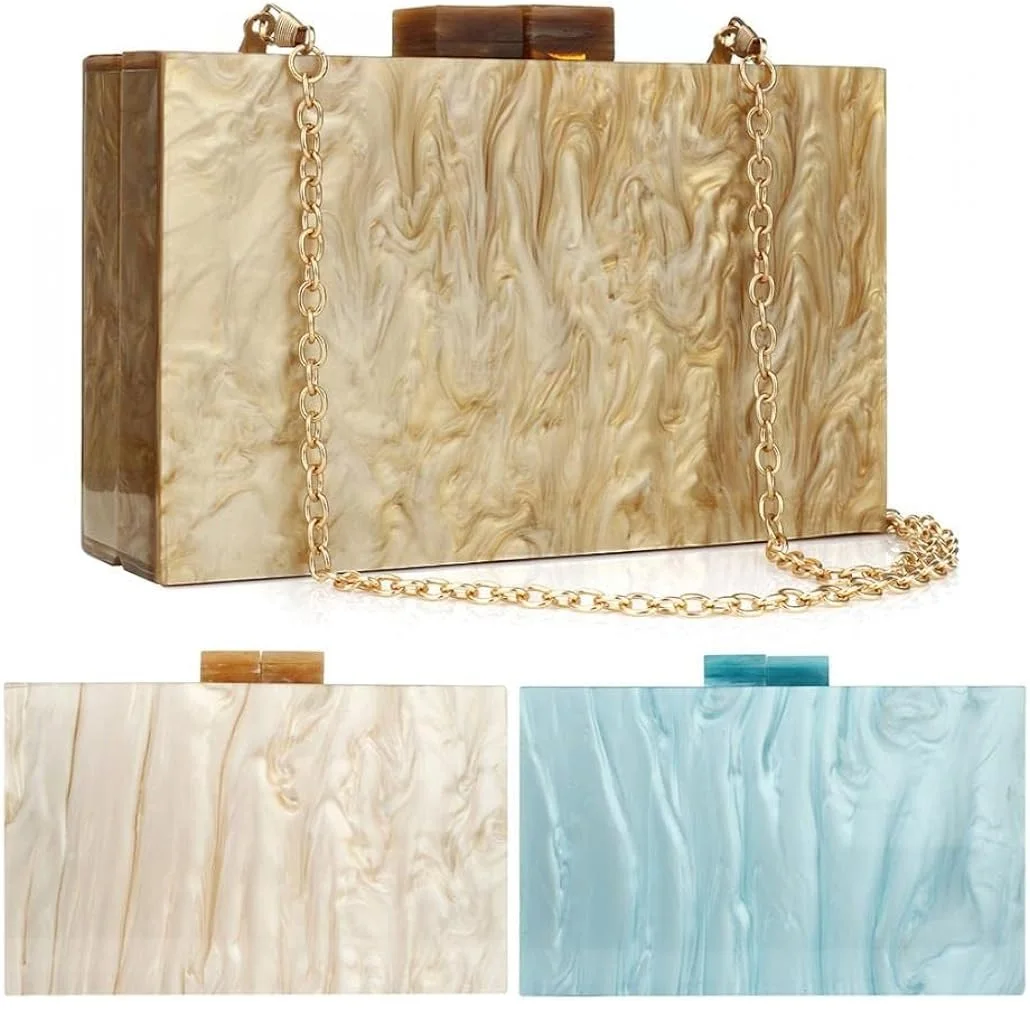 Premium Quality Handcrafted Resin Clutch Purse Original Seashell At Low ...
