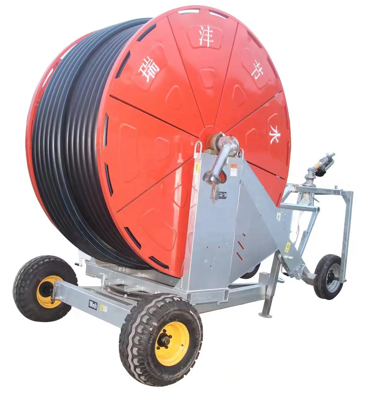 Mobile Reel Sprinkler Field Irrigator Water Turbine Rotary Irrigation ...